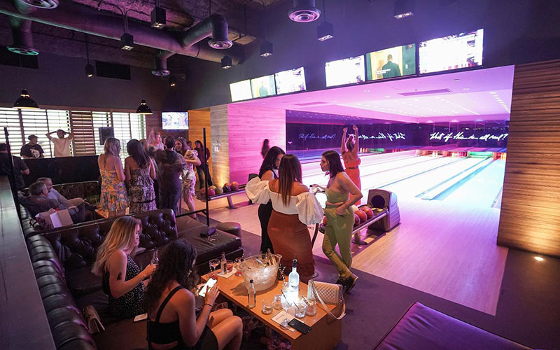 Basement Bowl & Skate at the Miami Beach Edition Nightclub