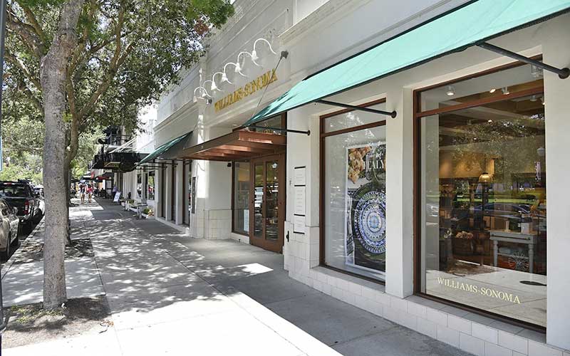 Park Avenue District Shopping & Dining in Downtown Winter Park