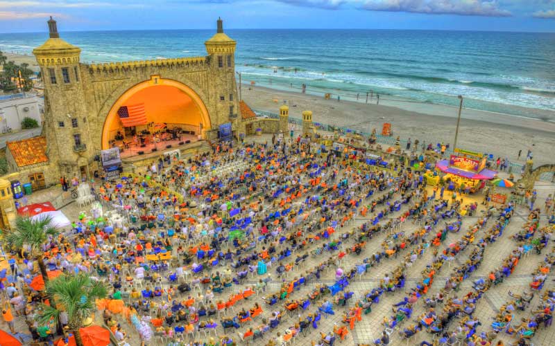 Daytona Beach Bandshell | Outdoor Concert Venue on Boardwalk