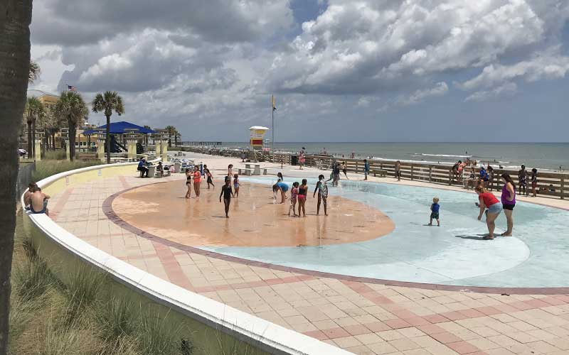 Andy Romano Beachfront Park | Splashpad Park in Ormond Beach