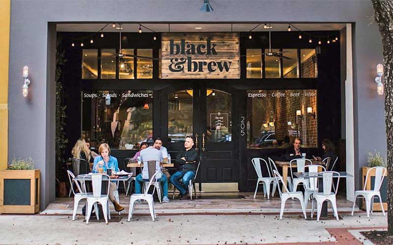 Black & Brew Coffee House & Bistro, Main St Downtown Lakeland