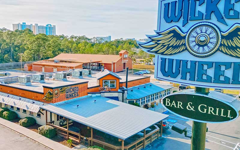 The Wicked Wheel | Auto Themed Restaurant, Panama City Beach