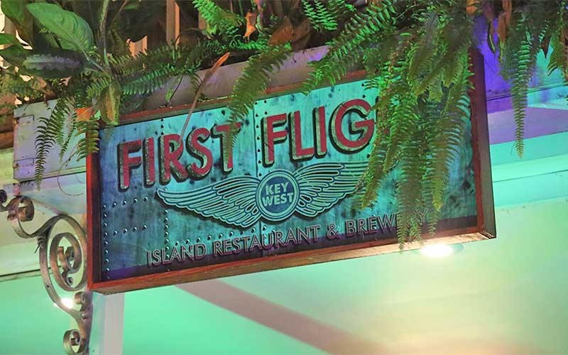First Flight Island Restaurant & Brewery in Old Town, Key West