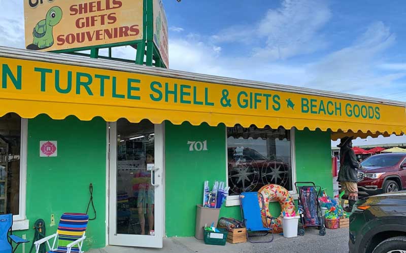 Green Turtle Shell & Gift Shop | Bradenton Beach Tshirts Souvenirs
